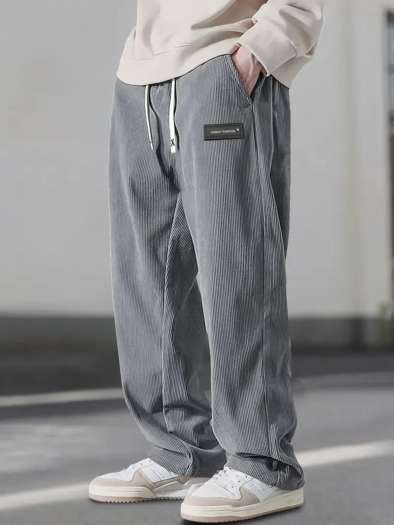 Marcus | Men’s Corduroy Cargo Trousers